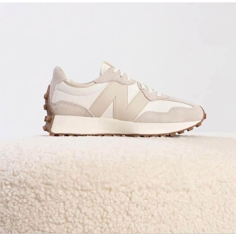 Original NB 327 Moonbeam Timberwolf WMNS | Shopee Philippines