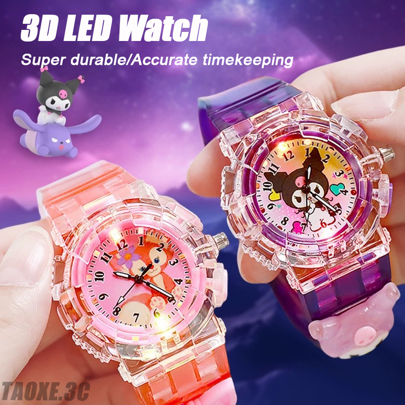 Cartoon LED Watch for Kids Watch for Boys Girls Students Digital Watch ...