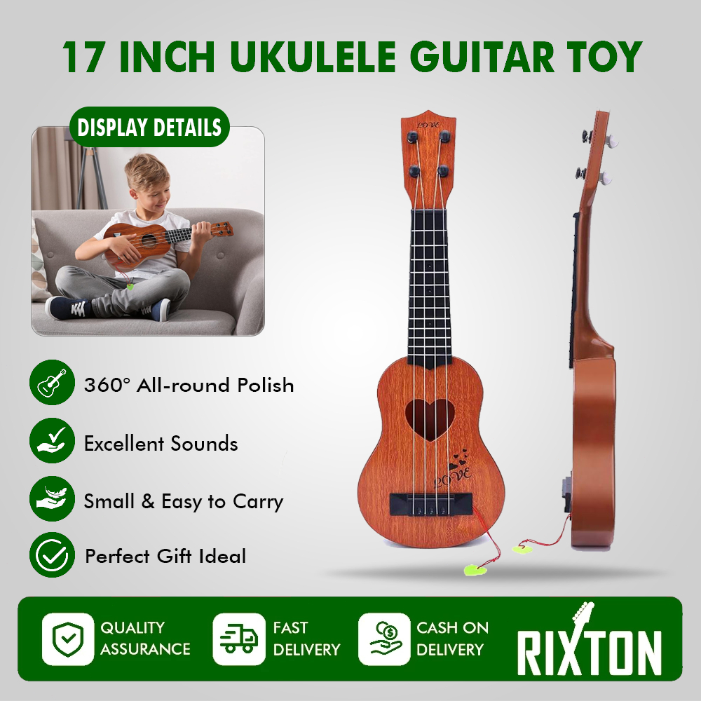 RIXTON 17inch Kids Ukulele Guitar 4 Strings Mini Guitar Children ...