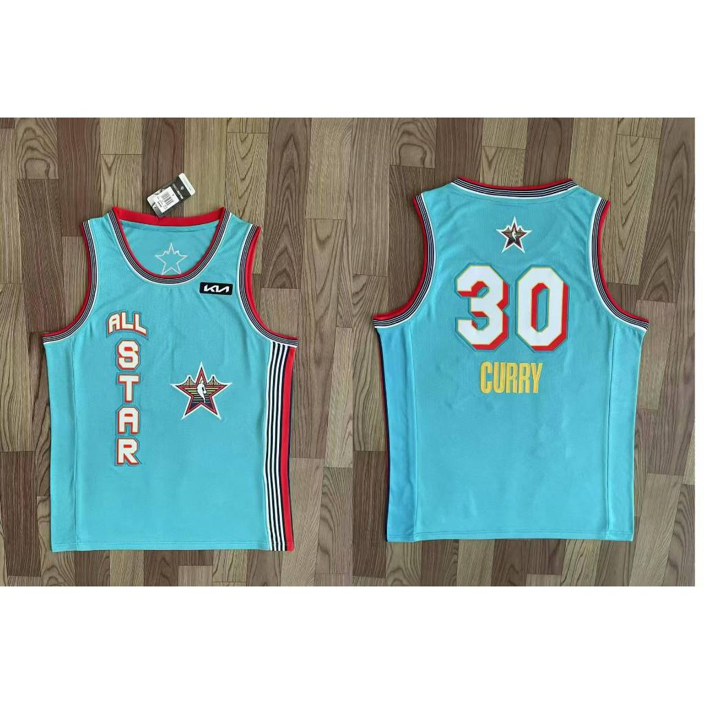 2025 All-Star jerseys #30 #23 #1 #23 red/light blue | Shopee Philippines