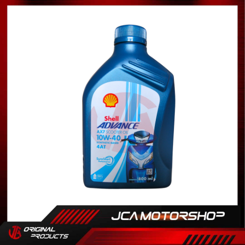 ORIGINAL SHELL ADVANCE AX7 SCOOTER 10W-40 SYNTHETIC BASED 4-AT 800ML ...