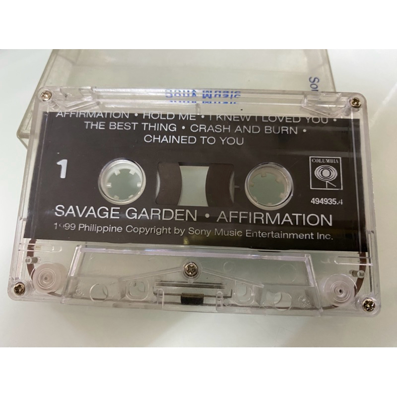 SAVAGE GARDEN - AFFIRMATION - Philippines Original Pop Ballad Music Album Cassette Tape - No ...