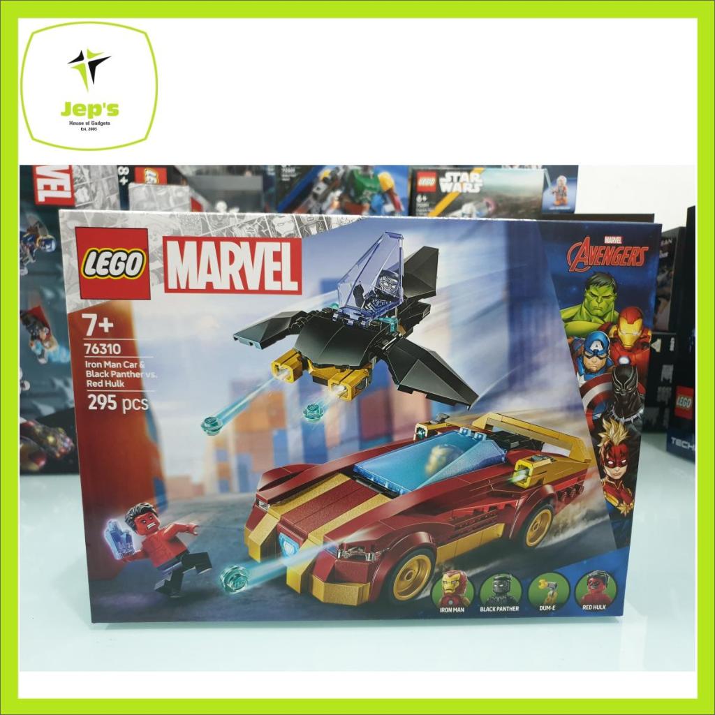 Lego Marvel 76310 Iron Man Car and Black Panther vs Red Hulk (2025 ...