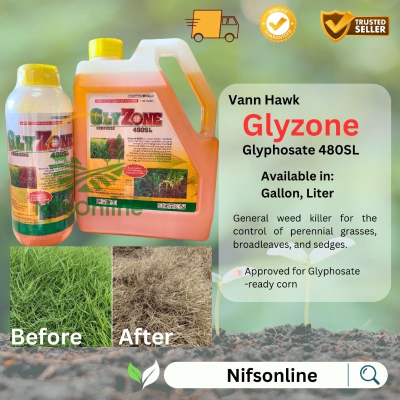 Glyzone Herbicide 480SL - Pamatay Damo - Weed killer | Shopee Philippines
