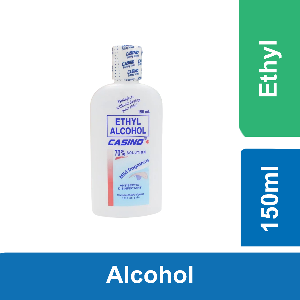 Casino Ethyl Alcohol 150ml Antiseptic Solution | Shopee Philippines
