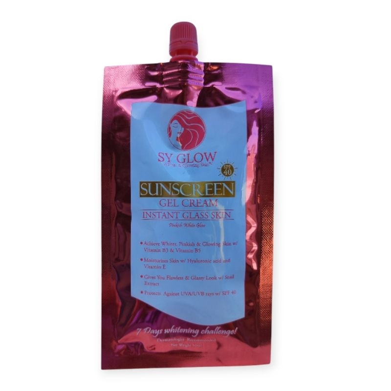 SY GLOW SUNSCREEN GEL CREAM | Shopee Philippines
