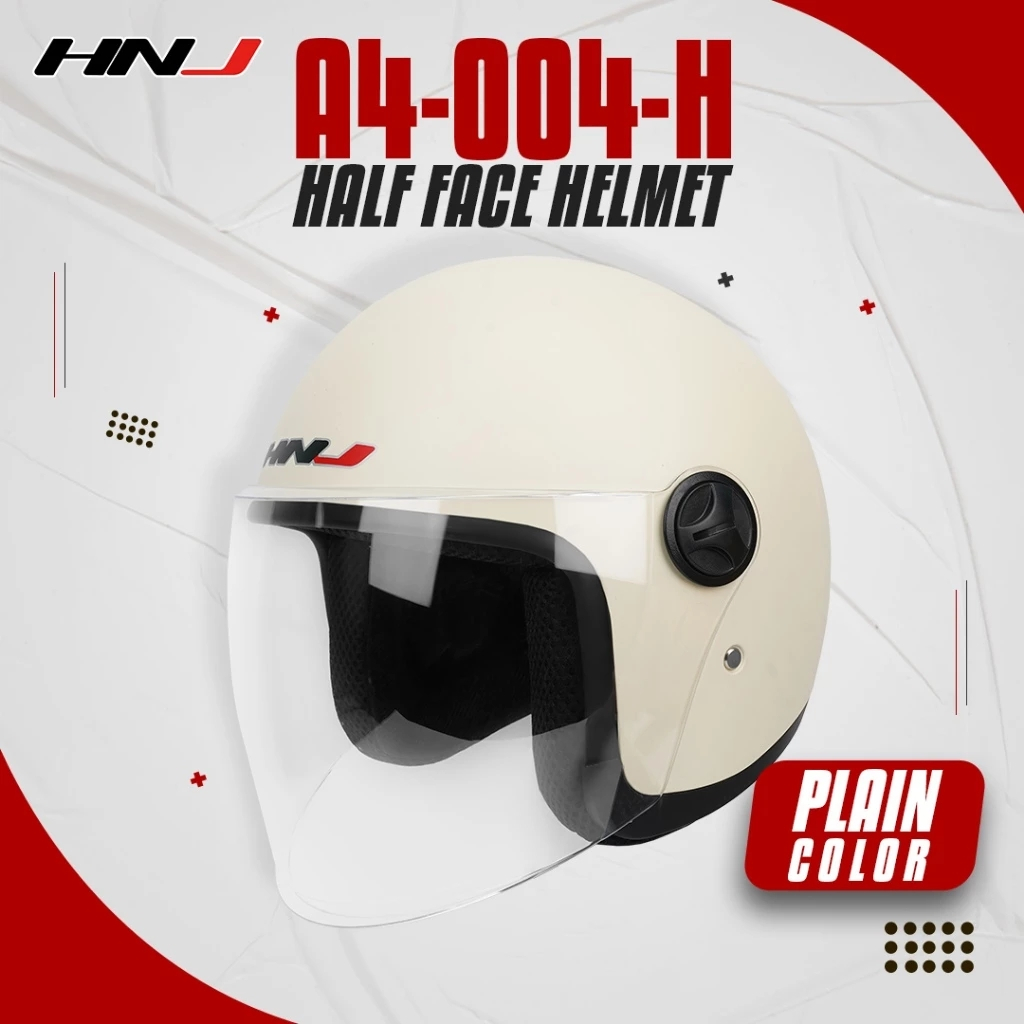 LUCKY-KK HNJ A4-004 H half Face Helmet For Motorcycle Classic Helmet ...