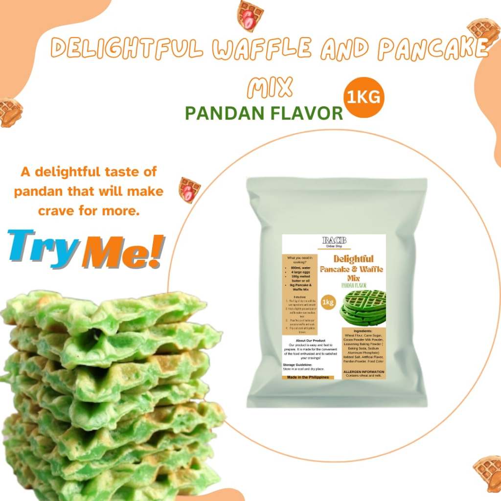 Authentic Topical Asia's DELIGHTFUL Waffle and Pancake Mix PANDAN ...