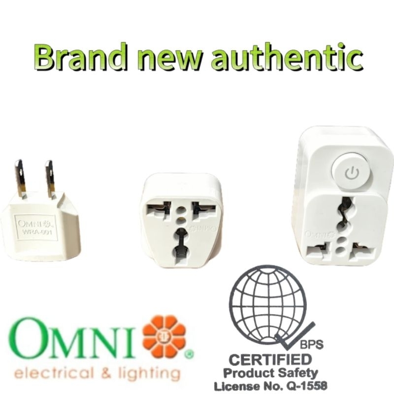OMNI Regular Adapte /Universal Socket Adapter/ Universal Adapter with ...