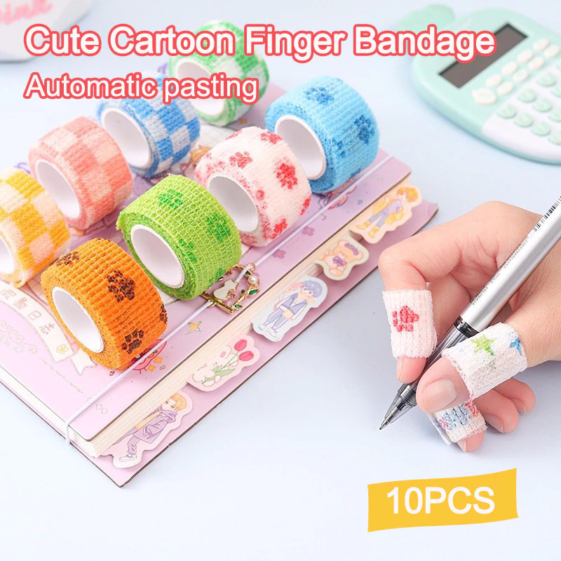 10pcs Finger Bandage Finger Guard Anti-wear Hand Tape Self-adhesive ...