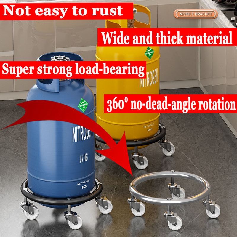 New Gas Tank Holder with wheels landege Propane Cylinder Base Propane ...