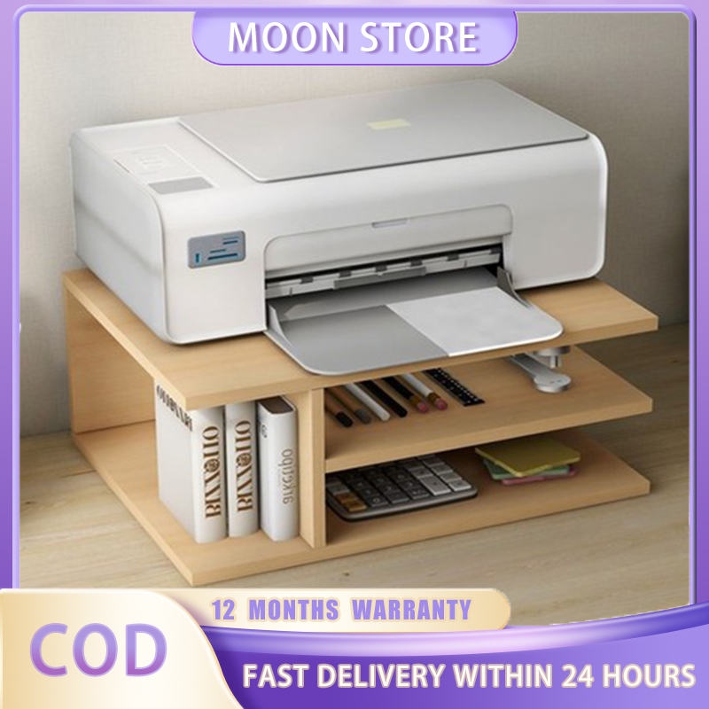 Printer Rack Office Increase Storage Rack Desktop Rack Universal Multi ...