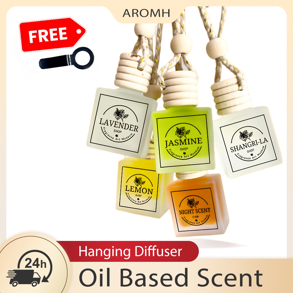 Premium Car Hanging Diffuser Car Perfume Air Freshener 10ml | Shopee ...