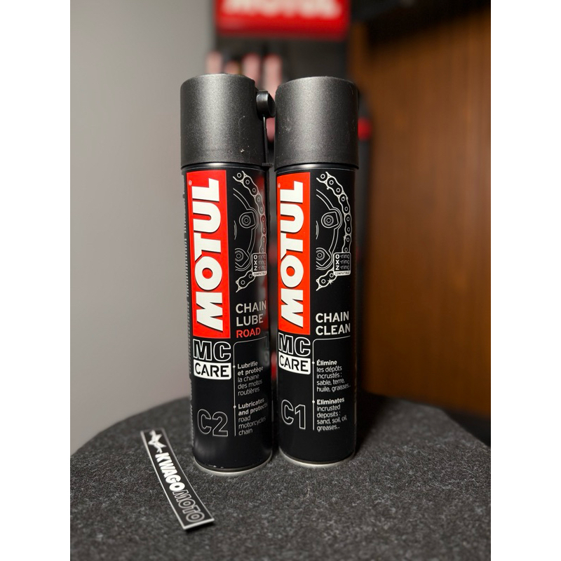 MOTUL Chain Maintenance kit Cleaner C1 + Lube C2 | Shopee Philippines