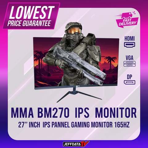 MONITOR MMA QM270 27" WIDE LED IPS CURVED GAMING MONITOR 75HZ suport ...