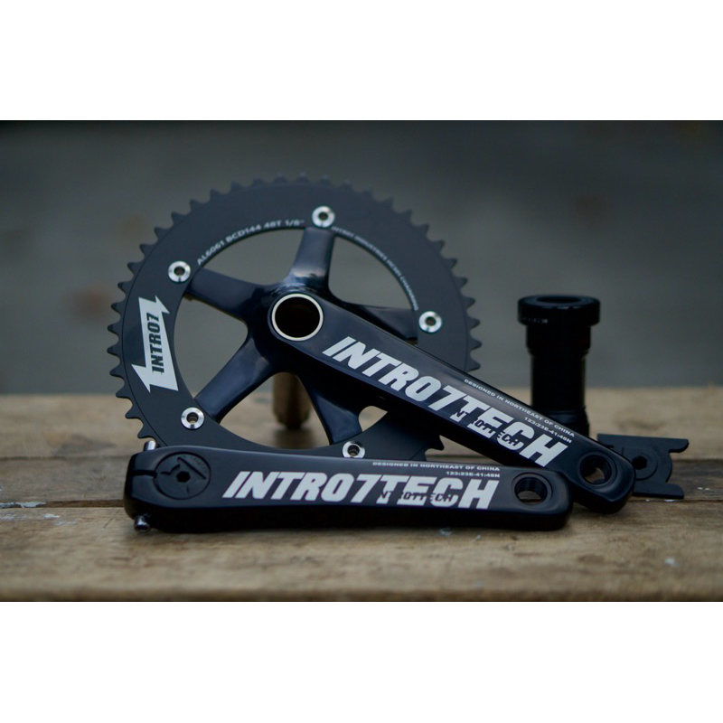 Intro 7 tech outboard crankset 48t 144bcd good for fixie | Shopee ...