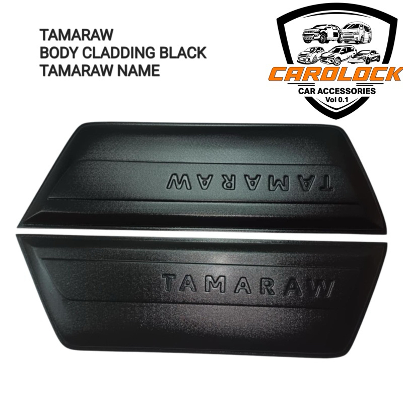 Toyota Tamaraw 2025 Body Cladding Black | Shopee Philippines