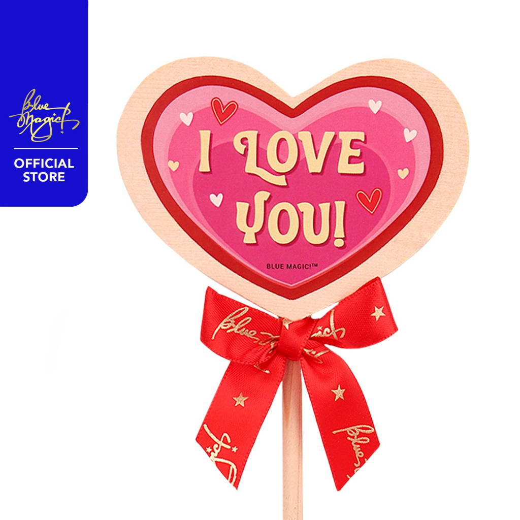 Blue Magic I Love You Small Heart Message Placard Add-On | Shopee ...