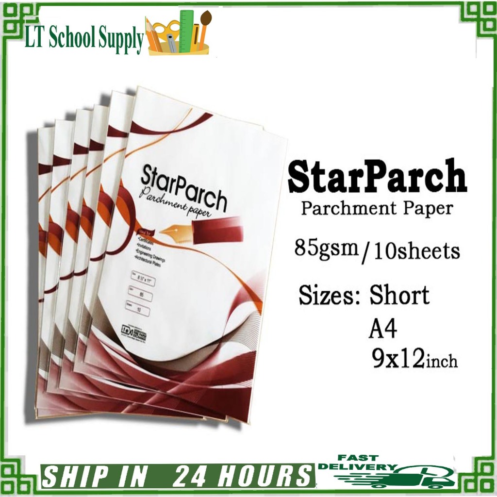 Star Parch Parchment Paper 85gsm 10 Sheets | Shopee Philippines