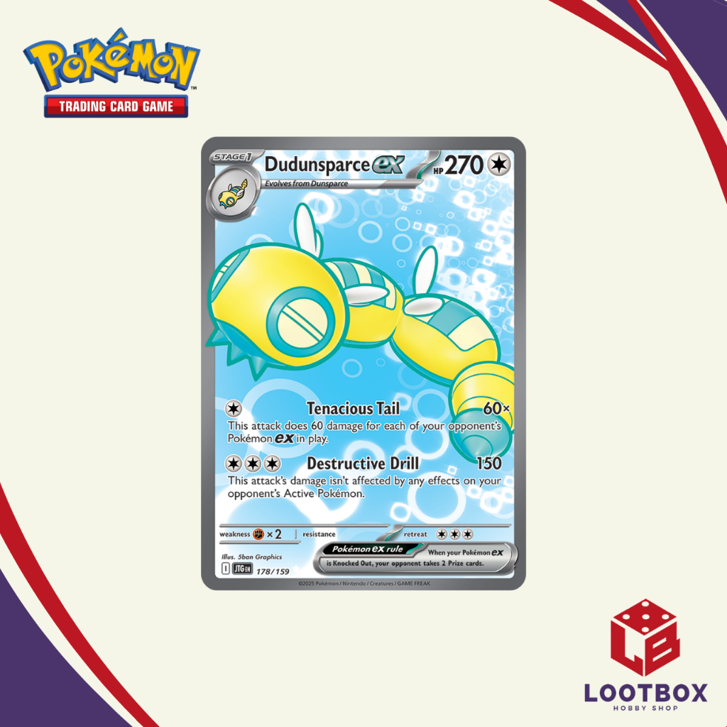 Pokemon Card Game: Dudunsparce ex (Ultra Rare) - Journey Together ...