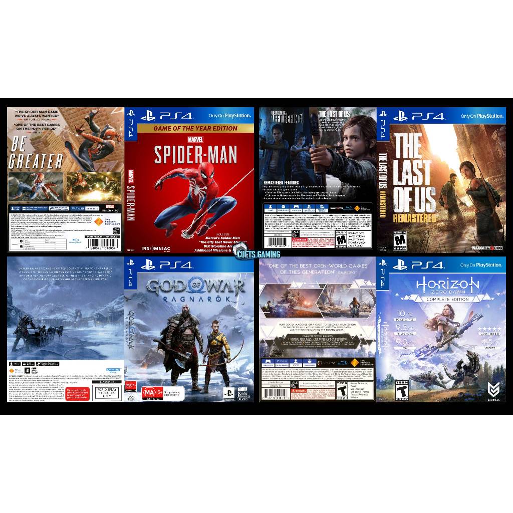 PS4 Replacement Cover, High Quality Print/Gloss | Shopee Philippines