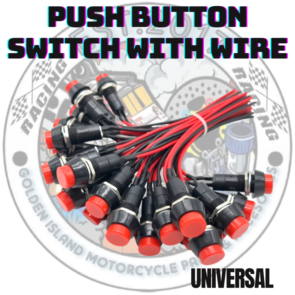 PUSH BUTTON SWITCH WITH WIRE UNIVERSAL | Shopee Philippines