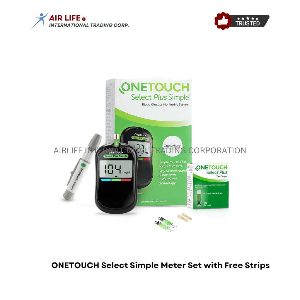 ONETOUCH Select Simple Meter with Free 10's Strips | Shopee Philippines