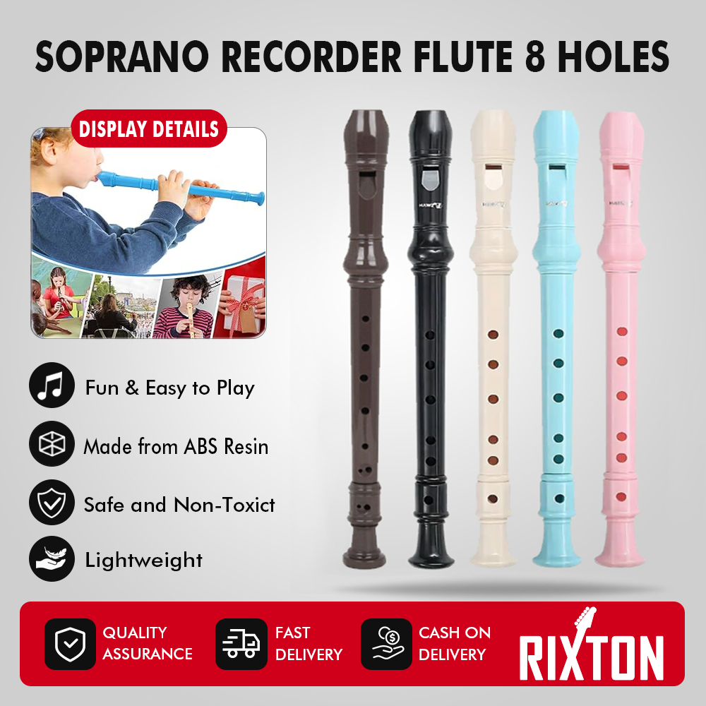 SWAN Soprano Recorder Instrument for Beginners Kids Student German ...