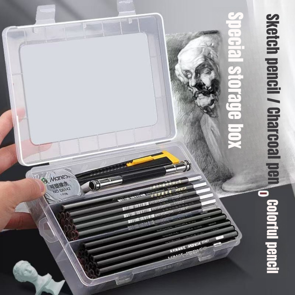 Drawing Sketching Set Pro Art Supplies Kit for Artist Beginner With ...