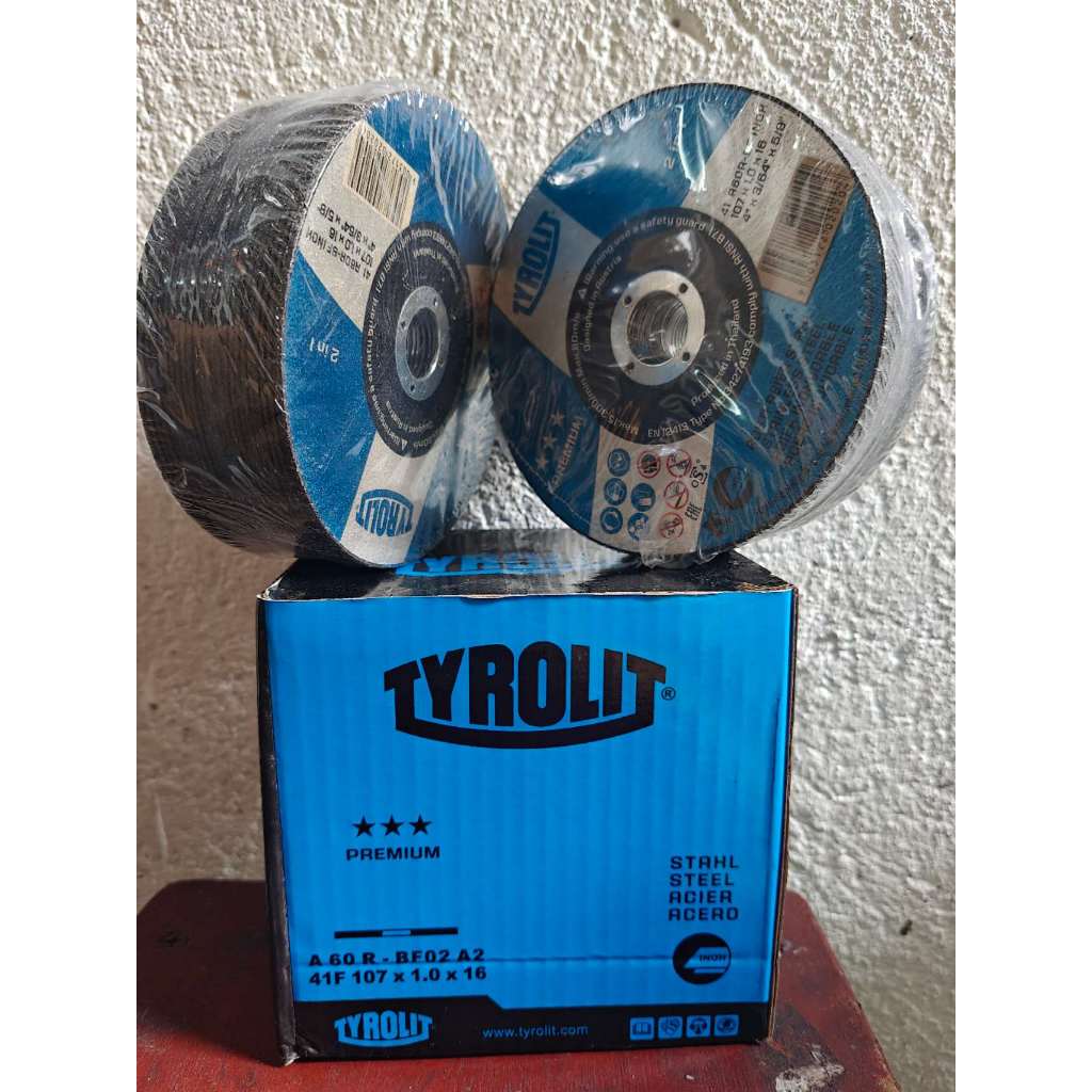 Tyrolit 4'' Cutting Discs 107(105)x1x16mm (Set of 50pc) | Shopee Philippines
