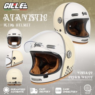 GILLE classic HELMET 853 ATAVISTIC Full Face Motorcycle Helmet full ...
