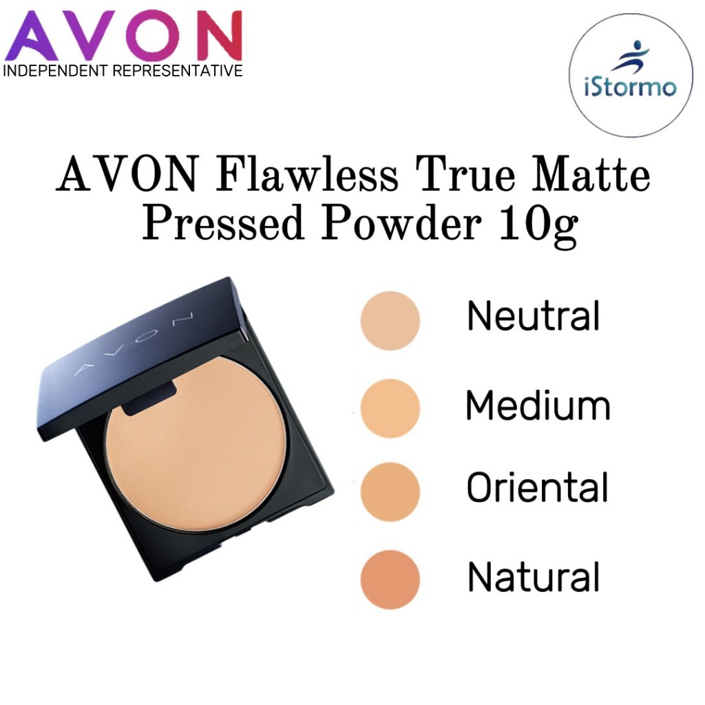 AVON Flawless True Matte Pressed Powder SPF19 10g | Shopee Philippines