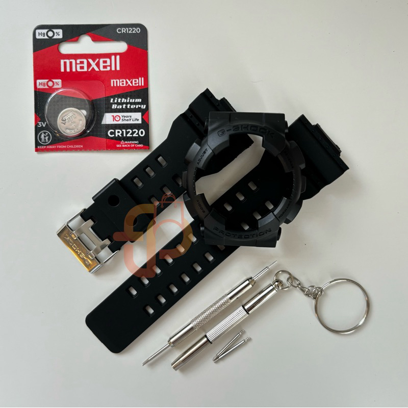 G-sh0ck Replacement Strap and Bezel Set FREE Tools&Battery for GA100 ...