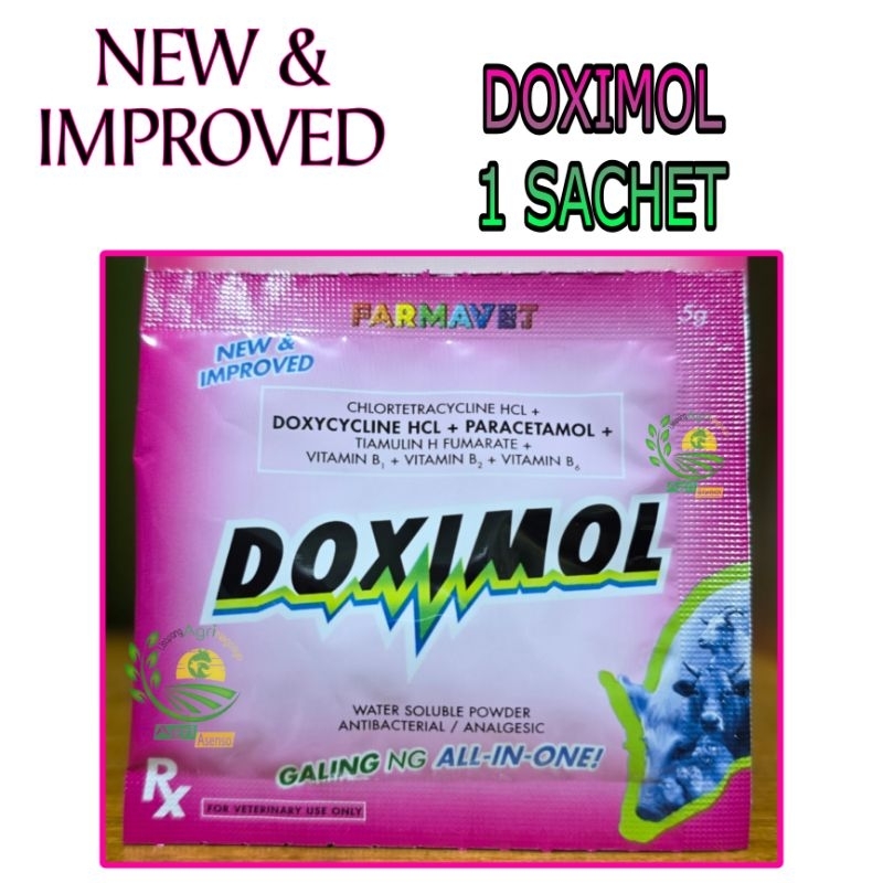 DOXIMOL 1 Sachet 5 grams Water Soluble Powder | Shopee Philippines