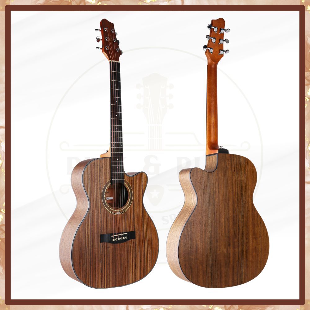 Smiger SM-403 HarmonyColor Acoustic Guitar: 40-inch Mid-Range with ...