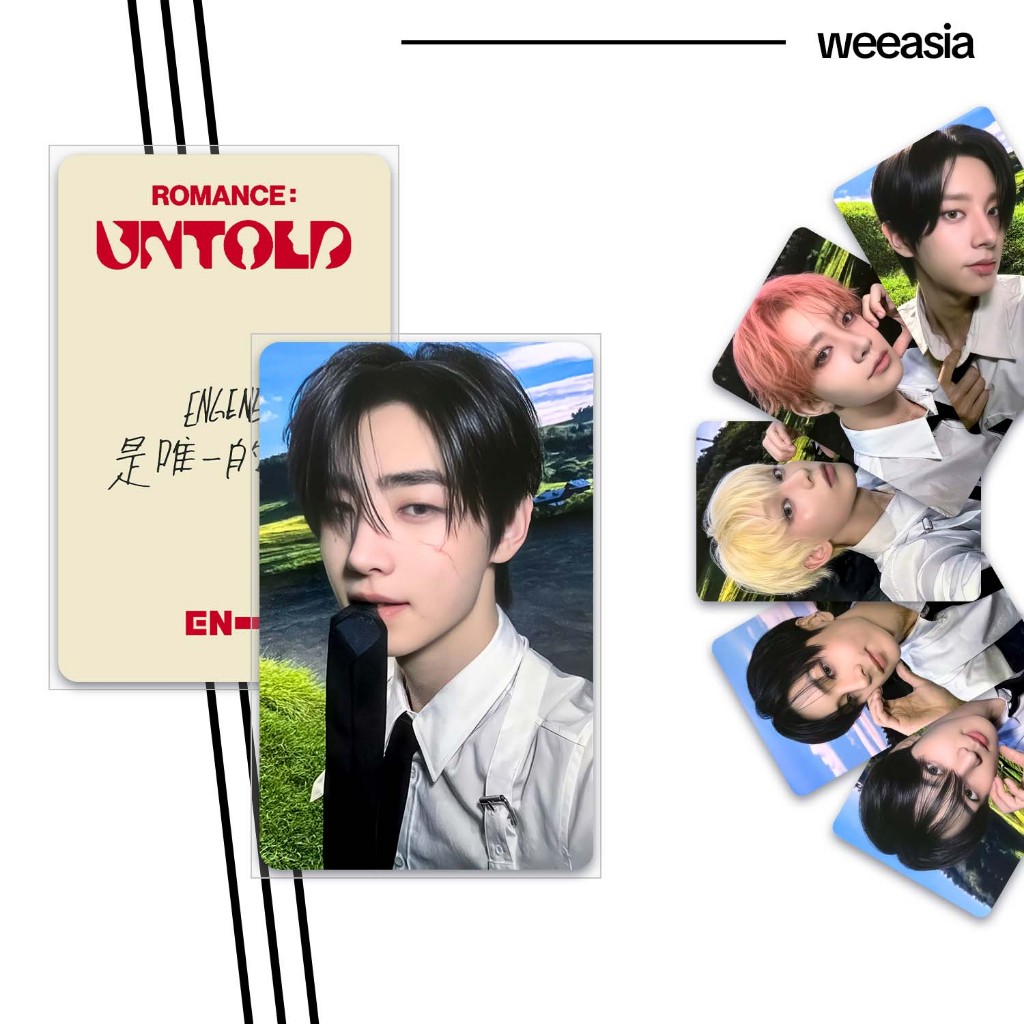 ENHA ROMANCE: UNTOLD YIZHIYU YZY ALBUM LUCKY DRAW LOMO CARDS PHOTOCARDS ...