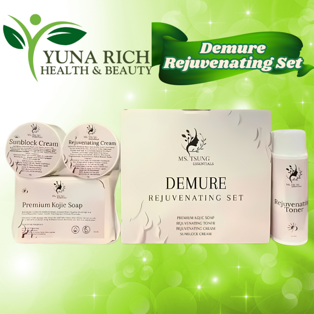 Ms Tsung DEMURE Rejuvenating Set Skincare for Nourishing and Skin ...