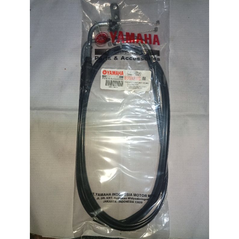 Yamaha Genuine Throttle Cable set 2pcs Mio i125 Mio M3 Yamaha | Shopee ...