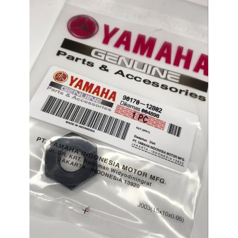Clutch Bell Nut Nmax,Mioi125/M3, Aerox Yamaha Genuine Parts no. 90170 ...