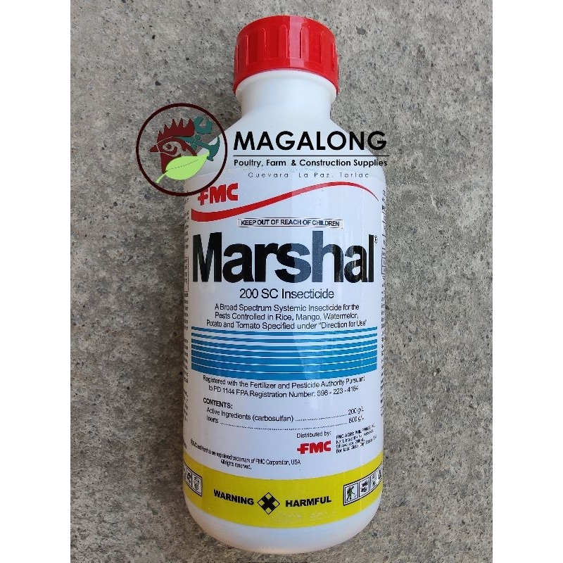 MARSHAL INSECTICIDE 200 SC - CARBOSULFAN - FMC 500 ML LITER | Shopee ...