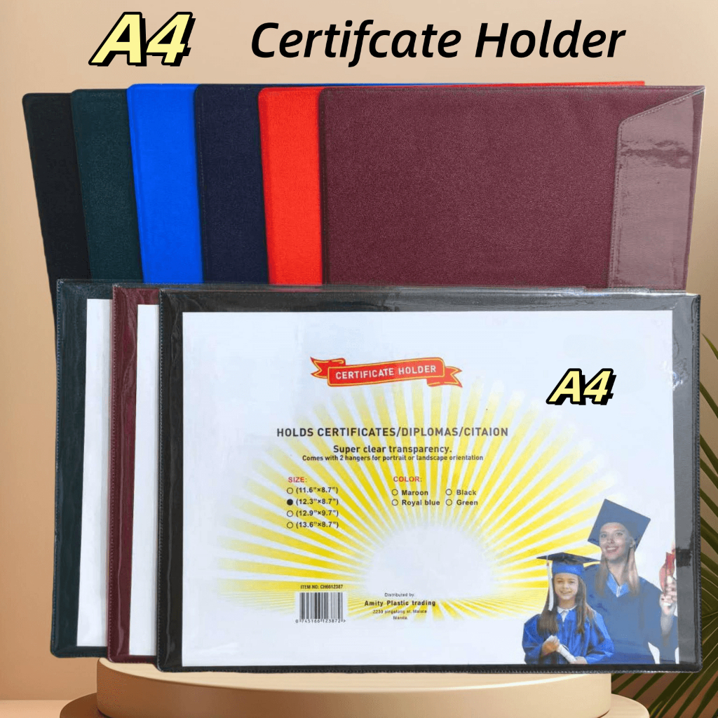 Certificate Holder Letter A4 Plastic certificate photo holder long ...