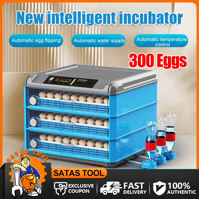 300 Egg Fully Automatic Drawer-Type Incubator All-in-One Hatching with Temperature & Humidity ...
