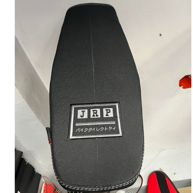 JRP SEAT COVER only FULLY EMBROIDED FOR TMX/RUSI style tmx/RACAL style ...