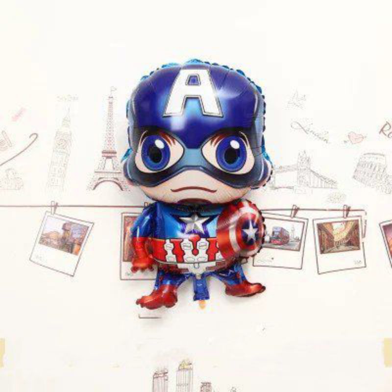1pc Character Superhero foil Balloon CaptainAmerica theme party big ...