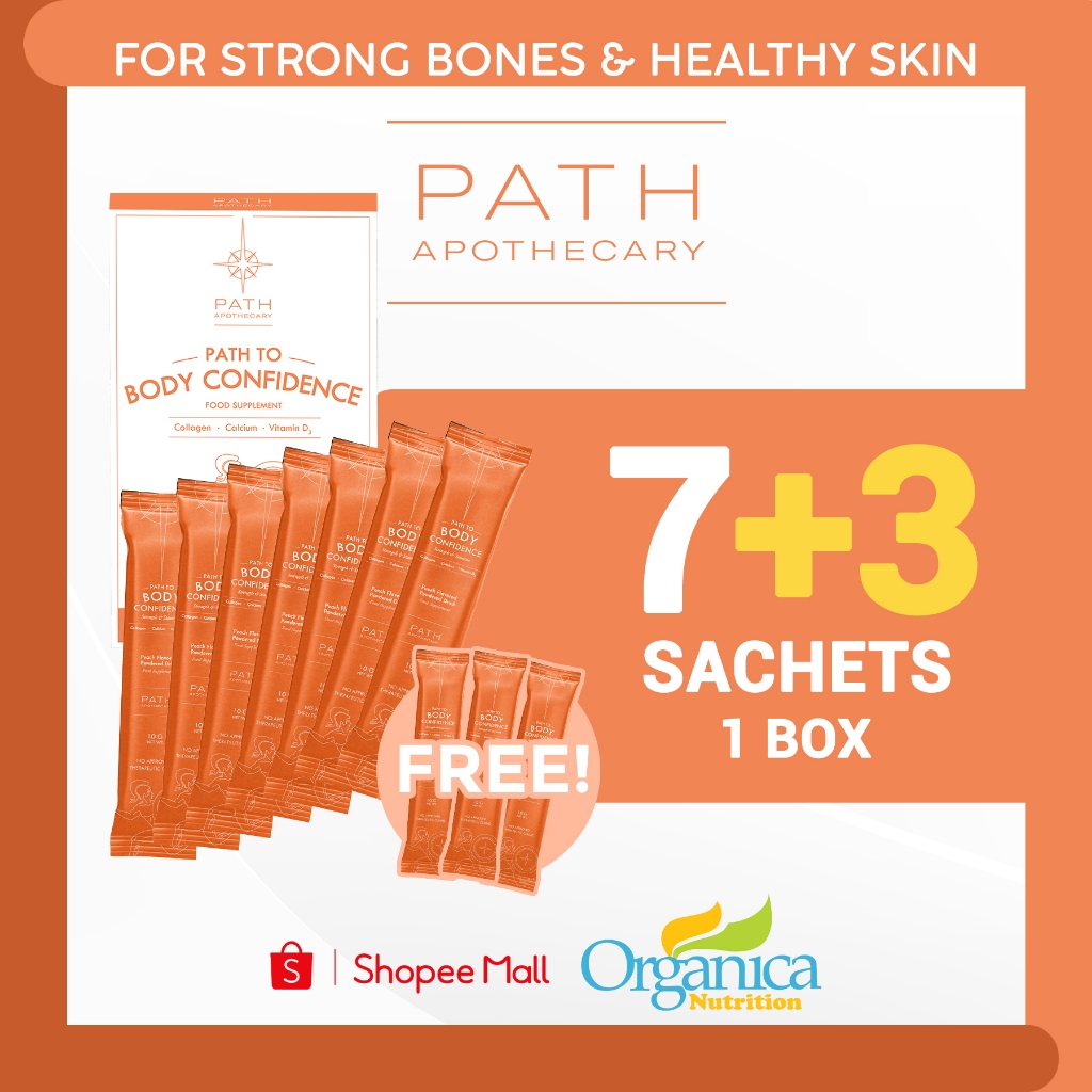 [7+3 Sachets] Path to Body Confidence Collagen with Calcium & Vitamin D ...