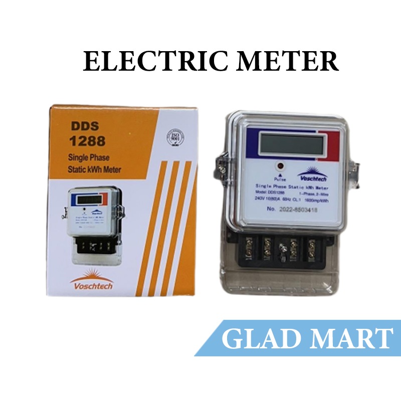 Voschtech Electric Meter KWH Submeter DDS-1288 ERC Approved 10(60)A ...