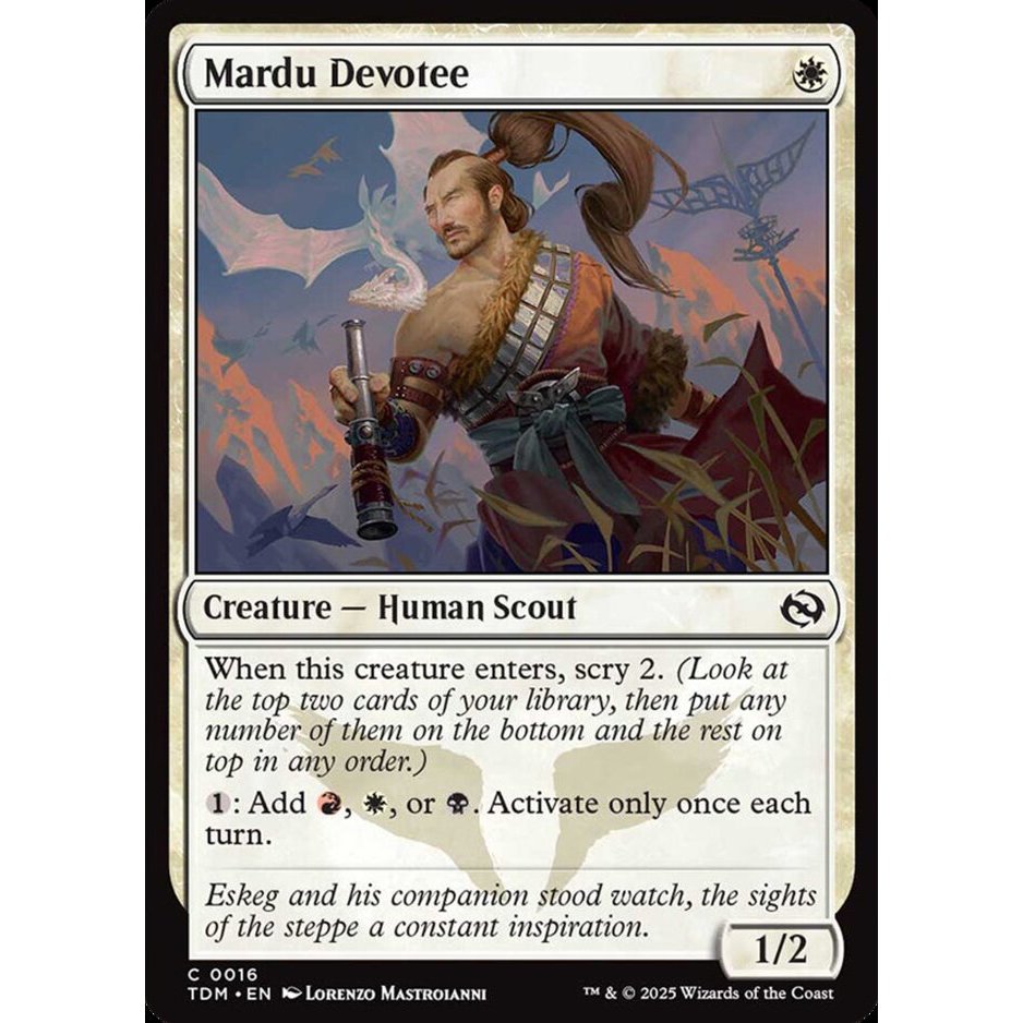 Mardu Devotee - Tarkir: Dragonstorm (TDM) - WHITE | Shopee Philippines