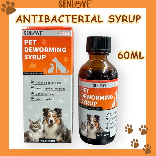 SENLOVE Antibacterial For Dogs,Syrup Suspension Antibacterial For Pet ...