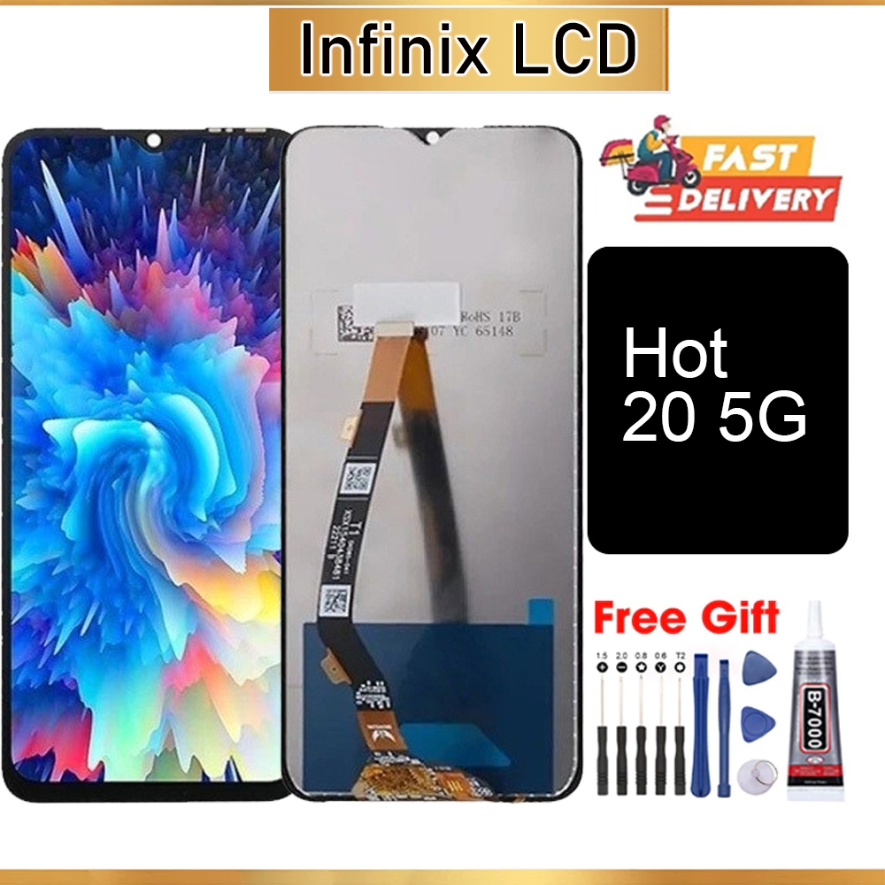 UMI For infinix Hot 20 5G X666 X666B LCD DIsplay Touch Screen Digitizer ...