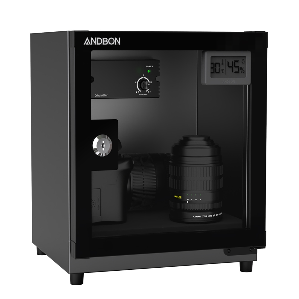 Andbon AB-18C 18L Electronic Dry Box Cabinet Moisture Proof w/ Key Lock ...